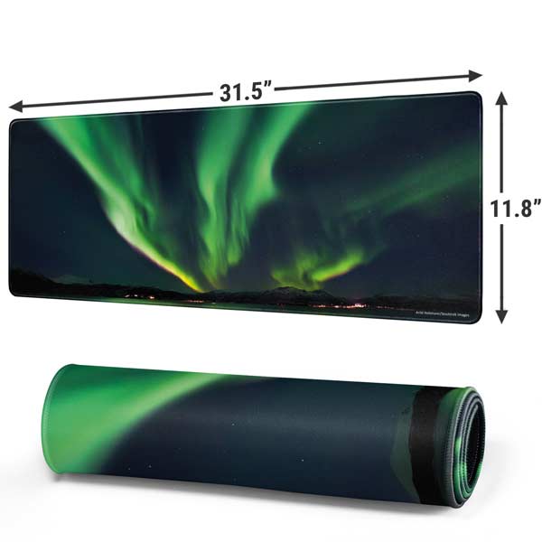 Skinit Aurora Borealis Over Tjeldsundet in Norway XL Gaming Mouse Pad
