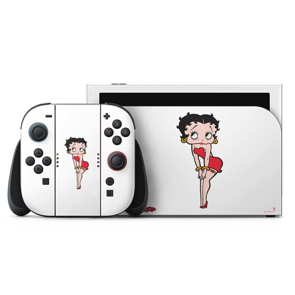 Betty Boop Pose Nintendo Switch 2 (2025) with Joy-Con Skin | Skinit