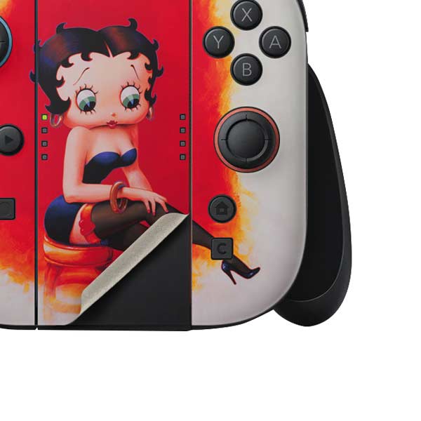 Betty Boop Stockings Nintendo Switch 2 (2025) Joy-Con Controller Skin | Skinit