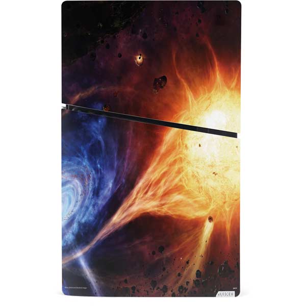 StockTrek Binary System Orbiting near a Black Hole Skin for PS5 Slim Digital Edition Console ...