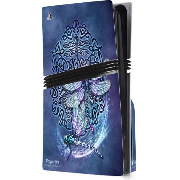 Dragonfly Celtic Knot by Brigid Ashwood Skin for PS5 Pro Console with Disk Drive | Skinit