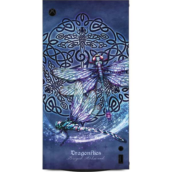 Dragonfly Celtic Knot by Brigid Ashwood Skin for the 2024 XBox Series X Digital Edition Console ...