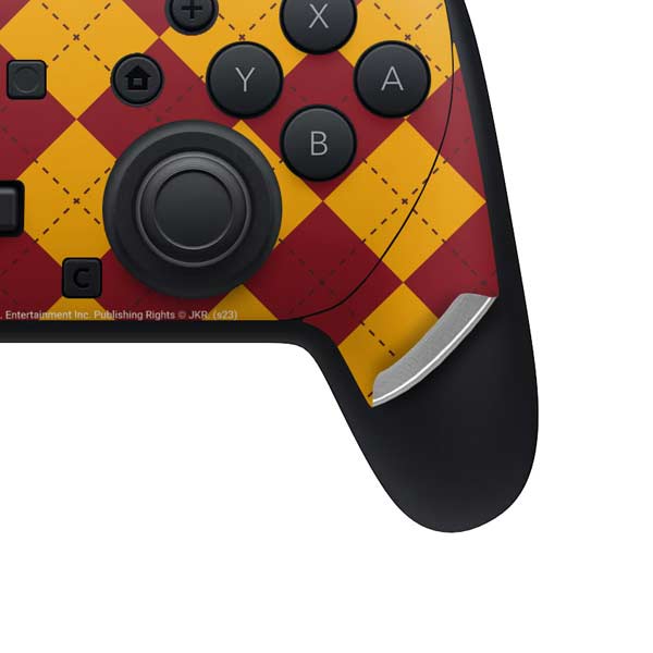 Wizarding Worlds Harry Potter Gryffindor Huse Crest Nintendo Switch 2 (2025) Pro Controller Skin ...