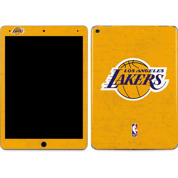 Buy NBA Los Angeles Lakers Distressed iPad Skins | Skinit.com