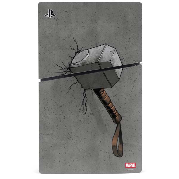 Marvel Thor Thor’s Hammer Mjolnir Skin for PS5 Slim Digital Edition Console | Skinit