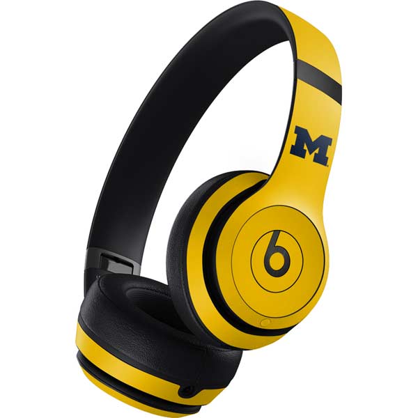 University of Michigan M Logo Yellow Beats Studio Pro Wireless Headphones | Skinit