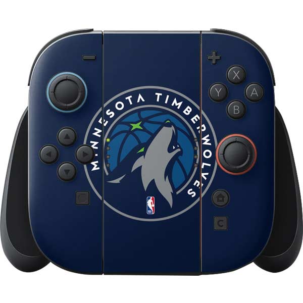 NBA Minnesota Timberwolves Large Logo Nintendo Switch 2 (2025) Joy-Con Controller Skin | Skinit