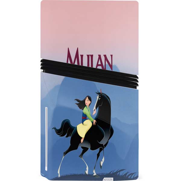 Disney Mulan Riding Khan Skin for PS5 Pro Console with Disk Drive | Skinit
