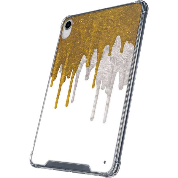 Paint Splatter Gold iPad 11th Gen (2025) Clear Case | Skinit