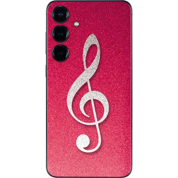 Pink Glitter Music Note Galaxy A16 5G Skin | Skinit