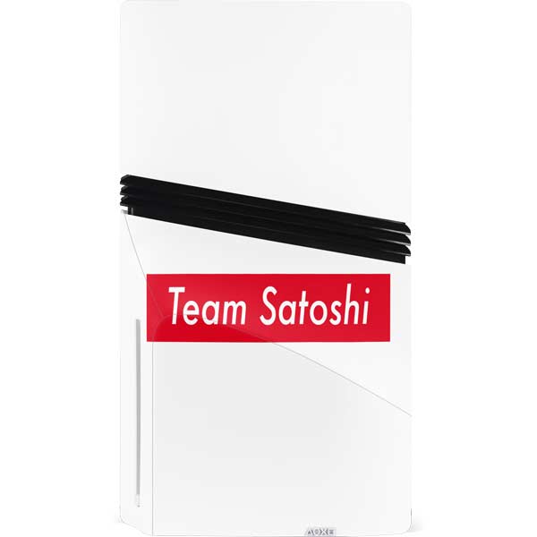 Team Satoshi Skin for PS5 Pro Console with Disk Drive | Skinit