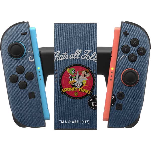 Looney Tunes Thats All Folks Patch Nintendo Switch 2 (2025) Joy-Con Controller Skin | Skinit