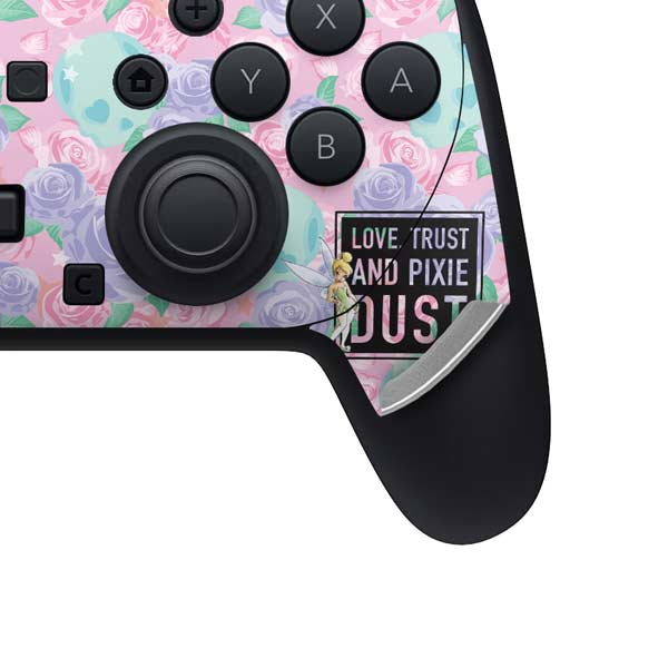 Disney Tinker Bell Love Trust and Pixie Dust Nintendo Switch 2 (2025) Pro Controller Skin | Skinit