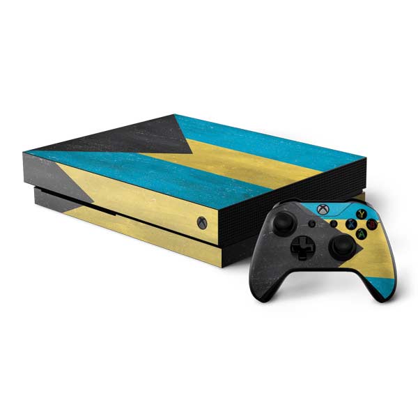 Bahamas Flag Distressed Microsoft Xbox Skin – Skinit