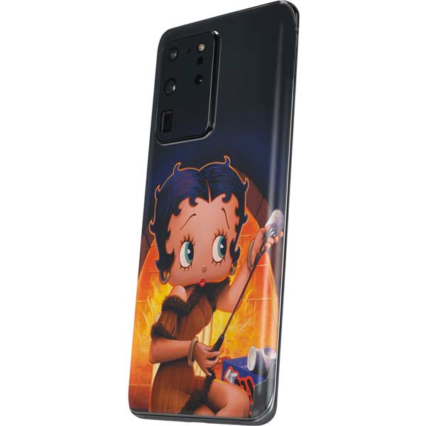Betty Boop roasting marshmallows Samsung Galaxy Skin – Skinit