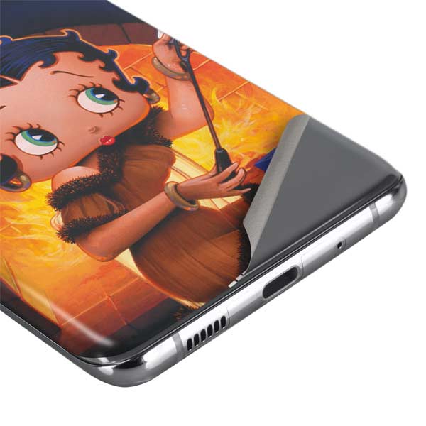 Betty Boop roasting marshmallows Samsung Galaxy Skin – Skinit