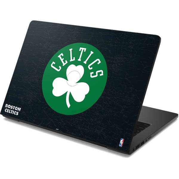 Boston Celtics Black Secondary Logo Dell Chromebook Skin| Skinit