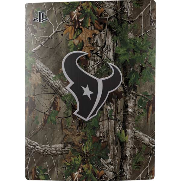 Houston Texans Realtree Xtra Green Camo Skin for PS5 Digital Edition Console - Skinit