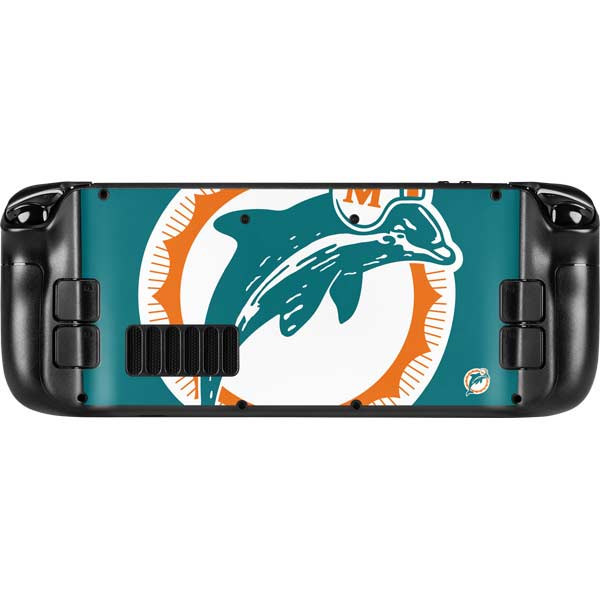 Miami Dolphins Retro Logo Steam Deck Handheld Gaming Computer Skin Skinit