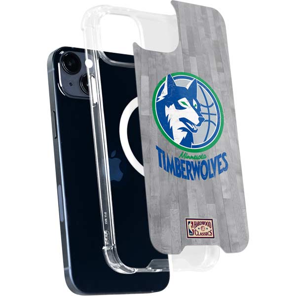 Minnesota Timberwolves Hardwood Classics MagSafe Case for iPhone 13 | Skinit