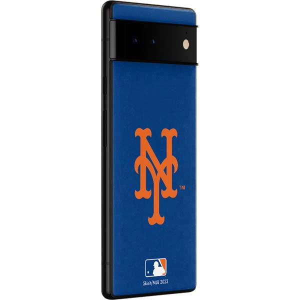 New York Mets - Solid Distressed Skin for Google Pixel 6 | Skinit