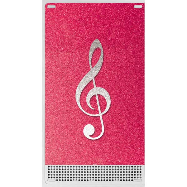 Pink Glitter Music Note Microsoft Xbox Skin – Skinit