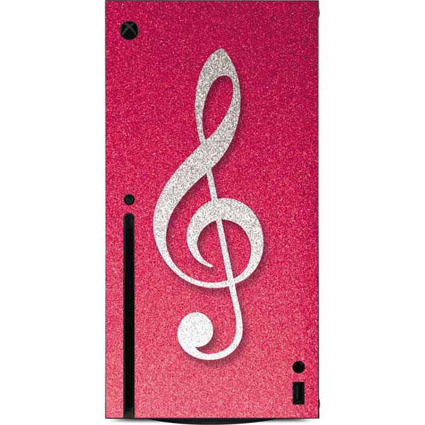 Pink Glitter Music Note Microsoft Xbox Skin – Skinit