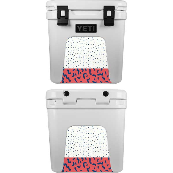 Polka Dot Split YETI Roadie 24 Hard Cooler Skin | Skinit