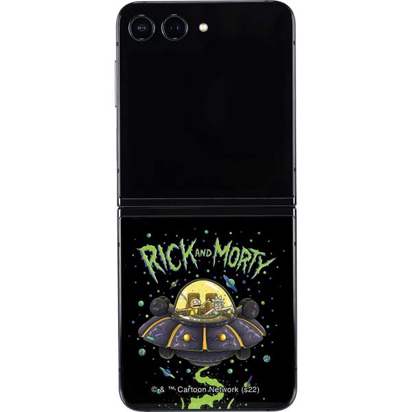 Rick and Morty Spaceship Skin for Galaxy Z Flip5 5G | Skinit