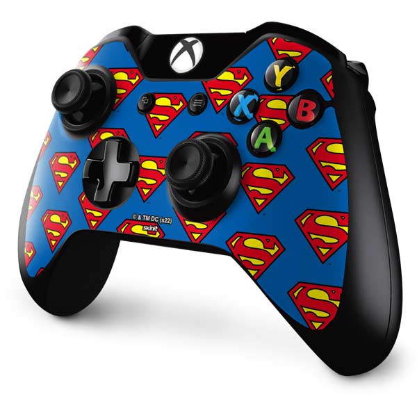Superman Logo Pattern Microsoft Xbox Skin | DC Comics – Skinit