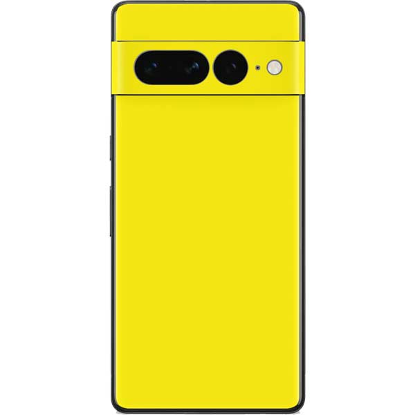 Yellow Solid Google Pixel 7 Pro Skin | Decals | Wraps | Skinit