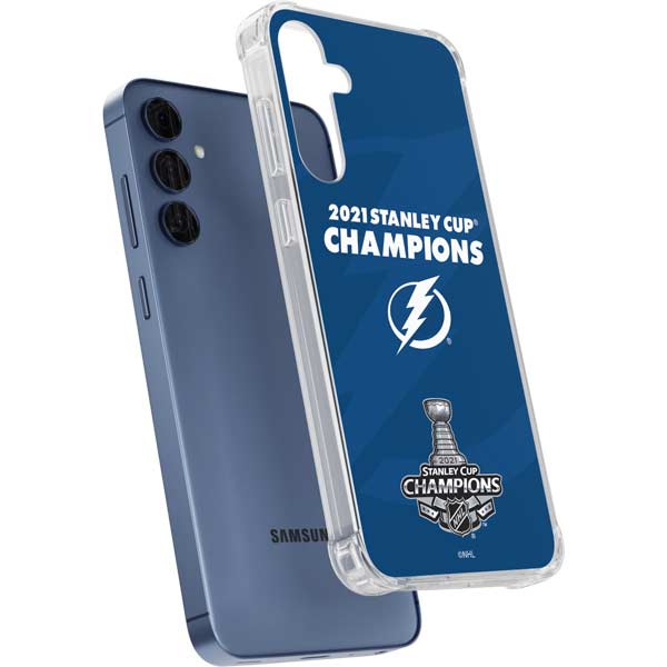 NHL 2021 Stanley Cup Champions Tampa Bay Lightning Galaxy A55 5G Clear ...