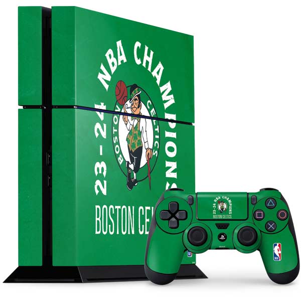 2024 NBA Champions Boston Celtics PS4 Console and Controller Bundle Sk ...