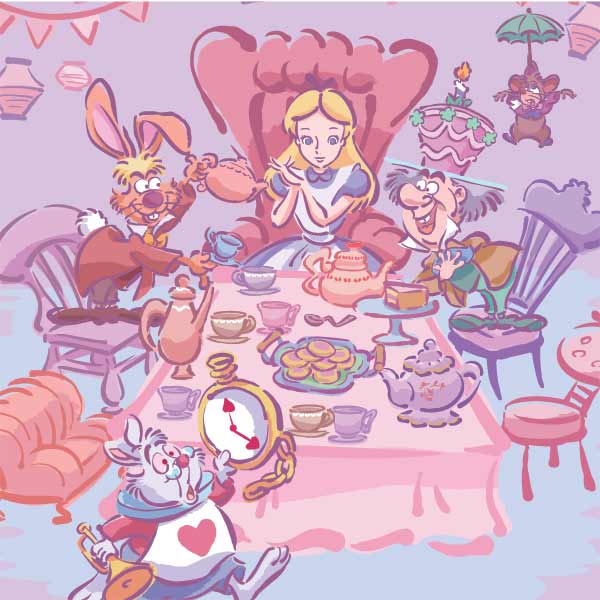 Disney Alice in Wonderland (animated) Mad Tea Party Steam Deck Handheld ...
