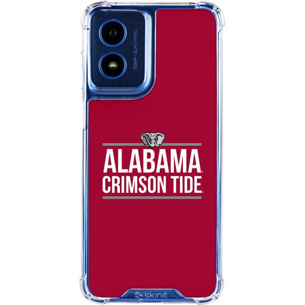 University of Alabama Crimson Tide Moto G 5G Clear Case | Transparent ...