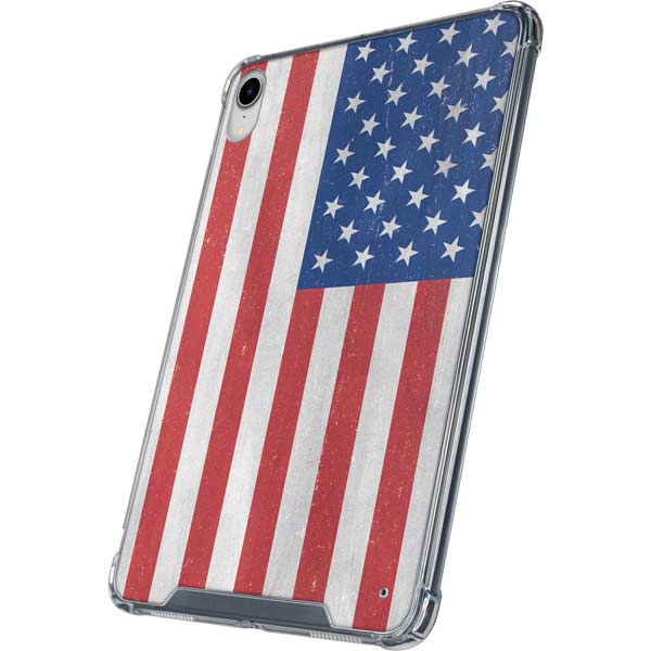 American Flag Distressed iPad 11th Gen (2025) Clear Case | Skinit