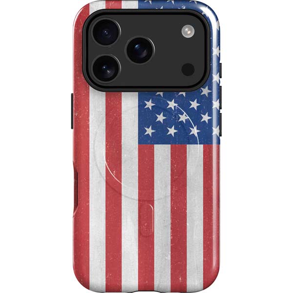 American Flag Distressed Apple iPhone 17 Pro Max Magsafe Impact Case ...