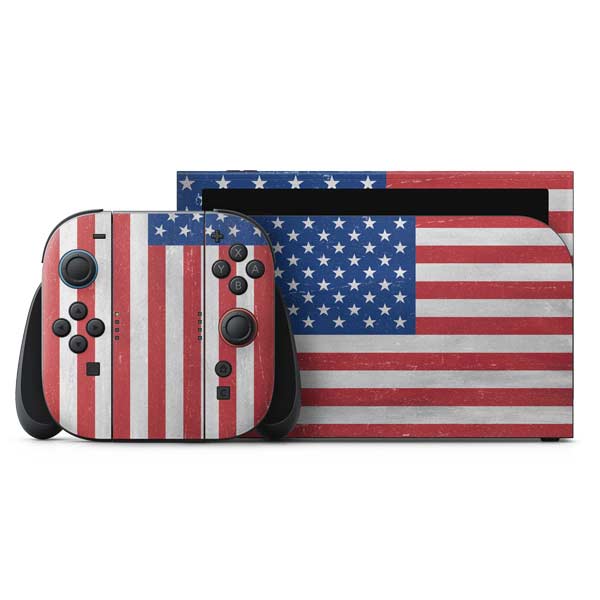 American Flag Distressed Nintendo Switch 2 (2025) with Joy-Con Skin ...