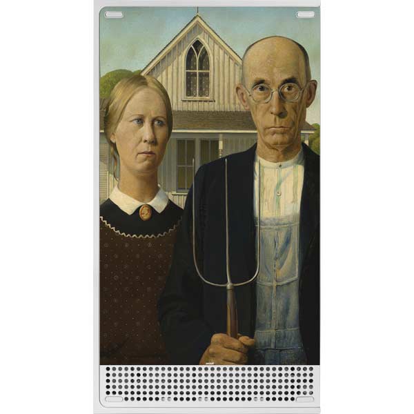 Grant Wood American Gothic Xbox Series S Skins | Skinit.com