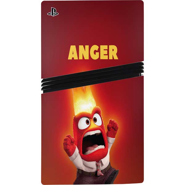 Disney Inside Out Anger Portrait Skin for PS5 Pro Console | Skinit