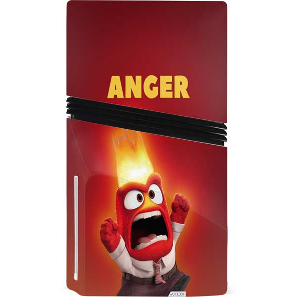 Disney Inside Out Anger Portrait Skin for PS5 Pro Console with Disk ...
