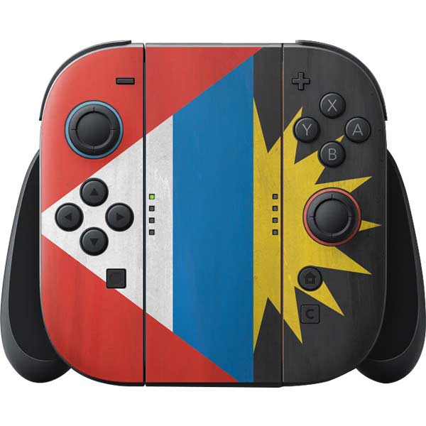 Antigua and Barbuda Flag Distressed Nintendo Switch 2 (2025) Joy-Con ...