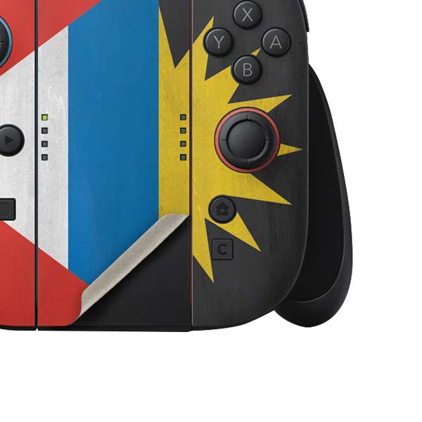 Antigua and Barbuda Flag Distressed Nintendo Switch 2 (2025) Joy-Con ...