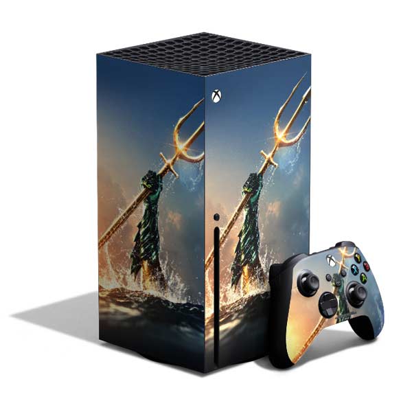 Custom DC Comics Aquaman Movie Poster Trident Xbox Series X Skins ...