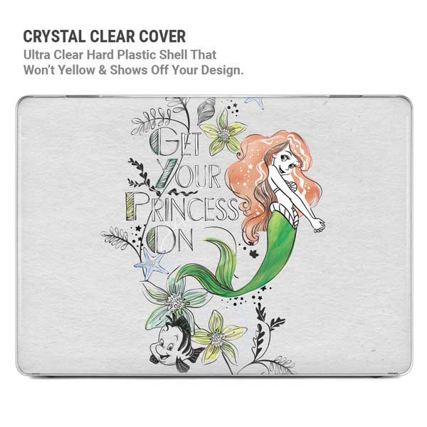 Disney The Little Mermaid Ariel and Flounder Art MacBook Cases - Skinit.com