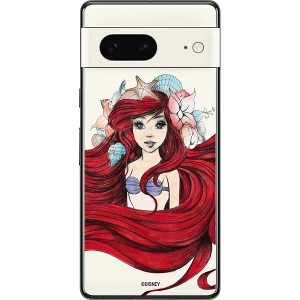 Disney The Little Mermaid Ariel Illustration Pixel Skins | Skinit.com