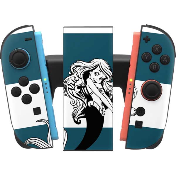 Disney The Little Mermaid Ariel Stripes Nintendo Switch 2 (2025) Joy ...