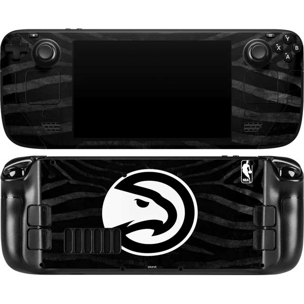NBA Atlanta Hawks Black Animal Print Steam Deck Handheld Gaming ...