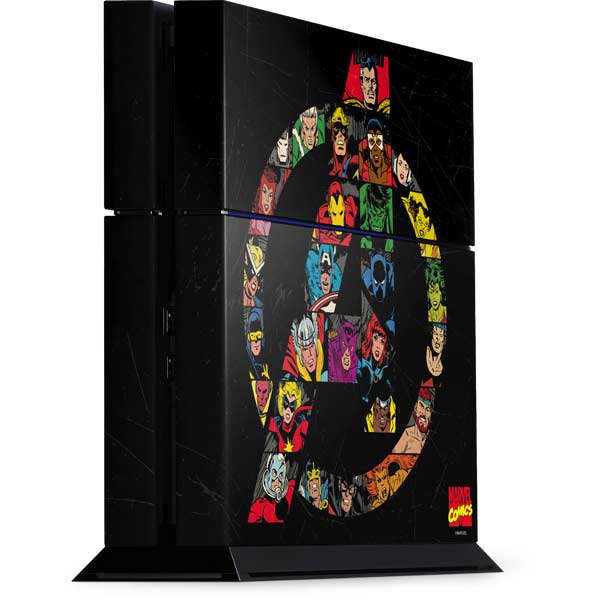 Buy Marvel Classic Comics Avengers Logo PlayStation PS4 Skins | Skinit.com