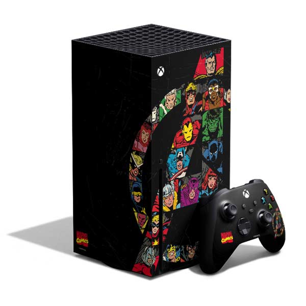 Buy Marvel Classic Comics Avengers Logo Xbox Series X Skins | Skinit.com